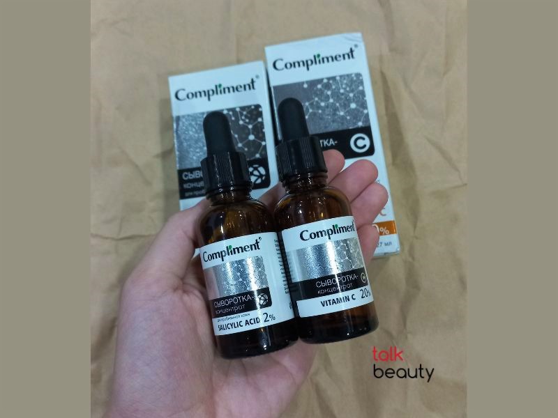 Review mỹ phẩm Compliment: Serum Compliment Salicylic acid 2% và Serum ...